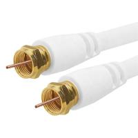 China RG6 Coaxial Cable 1000ft HDPE Quad Shield for Internet TV 75 Ohm for sale