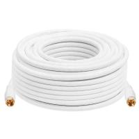 China RG6 Coaxial Cable 1000ft HDPE Quad Shield for Internet TV 75 Ohm for sale