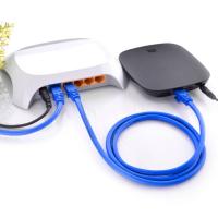 China 0.20mm Conductor Cat6e Network Lan Cable For Telecommunication for sale