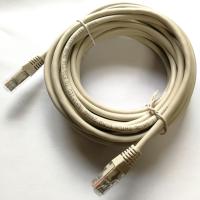 China UTP Cat5e Rj45 To RJ45 Network Ethernet Patch Cord Cable Yellow for sale