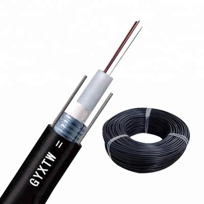 China 12 Core GYXTW Outdoor Fiber Optic Cable 8mm Diameter 2km Drum Direct Burial for sale