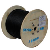 China 12 Core GYXTW Outdoor Fiber Optic Cable 8mm Diameter 2km Drum Direct Burial for sale