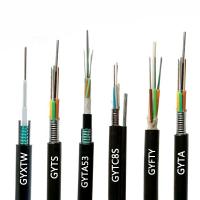 China GYXTW 12 Core G652D Single Mode Fiber Optic Cable 8mm PE Jacket Steel Wire Armored for sale