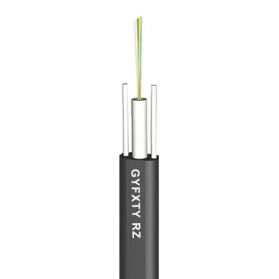 China 1000N Outdoor GYFXTY Flat Fiber Optic Cable 8 Core 12 Core for sale