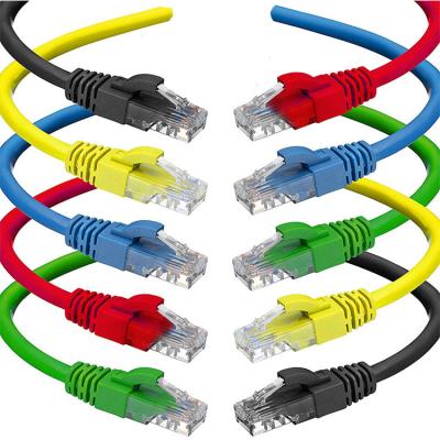 China 26AWG Bare Copper PVC LSZH 3M 5M 10M Network Patch Cord for sale