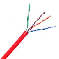 China Customizable Jacket 0.95mm 4 Pairs 305m Cat5e LAN Cable for sale