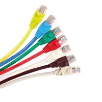 China Cat3 10 Pair Copper Flat Network Cable RJ45 Male To Male for sale