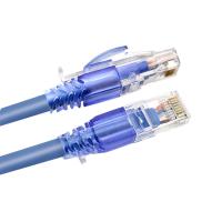 China UTP Cat6a RJ45 Ethernet Patch Cord 24AWG Solid Copper 100MHz Network Cable for sale