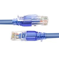 China UTP Cat6a RJ45 Ethernet Patch Cord 24AWG Solid Copper 100MHz Network Cable for sale