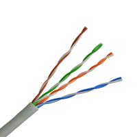 China 305M Cat5 Network Roll UTP Cat5e Lan Cable Grey Color for sale