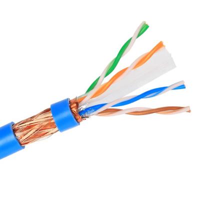 China SFTP STP Indoor Cat6a Ethernet Lan Cable For Telecommunication for sale