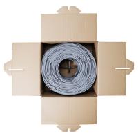 China CAT6 UTP Network Cable 23AWG 4P HDPE Insulation 305M for sale