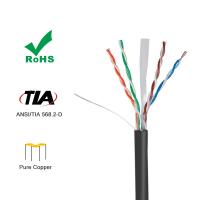 China UTP Outdoor 22AWG 24AWG Ethernet Lan Cable UV Resistant for sale