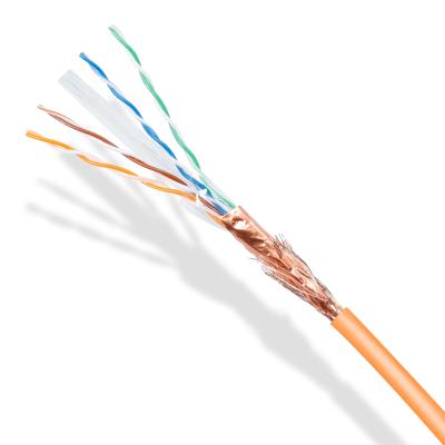 China Cat6 UTP LAN Cable 23AWG 4 Pair Solid Bare Copper 305m Pull Box for sale