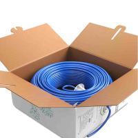China Custom Length 23 Awg Cat6 Cat6a UTP Network Cable For Camera for sale