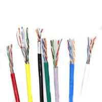 China Custom Length 23 Awg Cat6 Cat6a UTP Network Cable For Camera for sale
