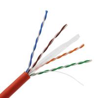 China OEM Blue Cat6 UTP Indoor Network Cable 24AWG 0.56mm Pure Copper LSZH Jacket 305m for sale