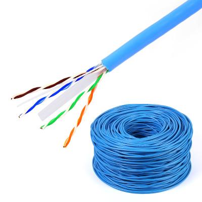 China Cat6 UTP LAN Cable 305m Pull Box Bare Copper 0.56mm Indoor Network Ethernet for sale