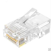 China Gold Plated RJ45 Cat5e UTP Modular Plug Connector 8P8C 24AWG 50μ for sale
