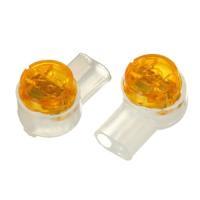 China Polycarbonate UY2 Electronic Wire Splicing Connector Single Double Pin 2 Wire IDC for sale
