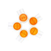 China Telephone Wire K2 Butt Splice Connector Waterproof Orange Clear Button for sale