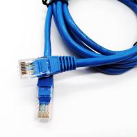 China Red UTP FTP Cat6e Ethernet Network Lan Cable 0.5m 1m 2m for sale