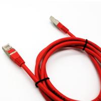 China Red UTP FTP Cat6e Ethernet Network Lan Cable 0.5m 1m 2m for sale