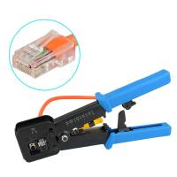 China EZ Network Cable Crimping Tool RJ45 RJ11 RJ12 Through Hole Plier 8P8C for sale