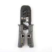 China Multifunctional Network Cable Wire Stripper Crimping Tool 190mm with Cable Tester RJ45 RJ11 for sale