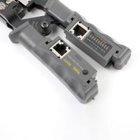 China Multifunctional Network Cable Wire Stripper Crimping Tool 190mm with Cable Tester RJ45 RJ11 for sale