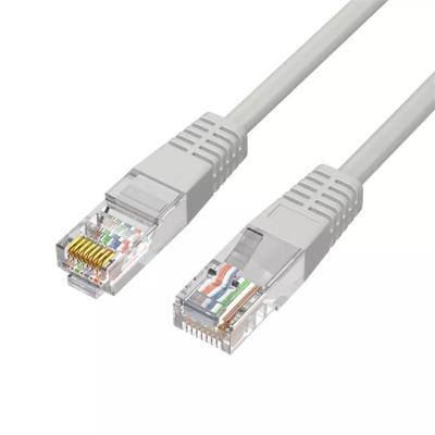 China CAT5e UTP Network Jumper Cable 1m OEM Custom Length PVC Ethernet Patch Cord for sale