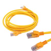China 3m Cat5e UTP Ethernet Patch Cord Network Cable Blue PVC 4 Pair for sale