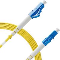 China 3.0mm SC APC Duplex single mode patch cord 1M Length less than 0.3dB for sale