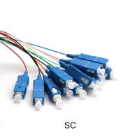 China SC UPC FC LC SM G652D G657A Fiber Optic Patch Cord Cable 12 Core Single Mode for sale