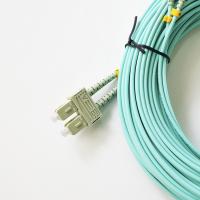 China Duplex SC / UPC MM OM3 2.0mm / 3.0mm Optical Fiber Patch Cord for sale