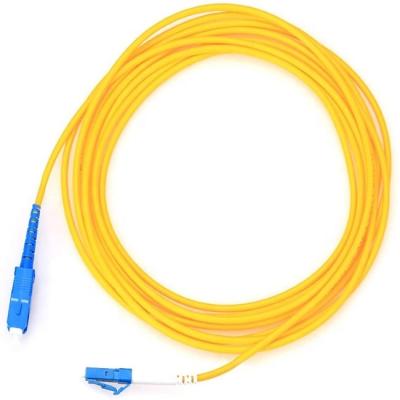 China SC-LC Duplex Patch Cord 3.0mm FTTH Fiber Optic Patch Cord SM UPC 0.3dB for sale