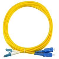 China SC-LC Duplex Patch Cord 3.0mm FTTH Fiber Optic Patch Cord SM UPC 0.3dB for sale