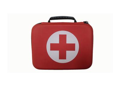 China First Aid Custom EVA Case Red Waterproof Smooth PU Fabric 220*170*68 MM with Handle for sale