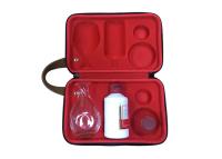 China Customized Cute Portable Wine Case Custom EVA Case Fit Wine and Bottle Inside Protective for sale