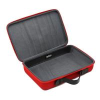 China Custom Red EVA First Aid Case with PU Carrying Handle and Embroidery Logo for sale