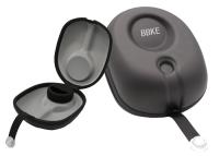 China Black Hard EVA Headphone Case With Magnetiic Bottom Closure for sale