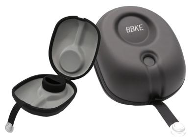 China Black Hard EVA Headphone Case With Magnetiic Bottom Closure for sale