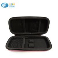 China Durable E - Cig Hard Eva Case Holder For Shisha Pens / Charger / Liquid Pink for sale