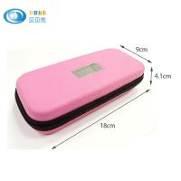 China Durable E - Cig Hard Eva Case Holder For Shisha Pens / Charger / Liquid Pink for sale