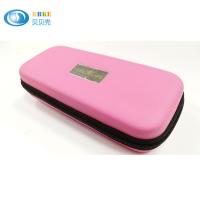 China Durable E - Cig Hard Eva Case Holder For Shisha Pens / Charger / Liquid Pink for sale