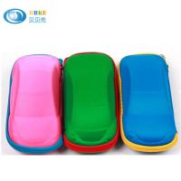 China Cute Colorful Car Shape EVA Pencil Case , Lovely Multi Functional Eva Hard Case for sale