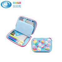 China Custom Cartoon Colorful Lovely Portable Hard EVA Pencil Case For School Kids for sale