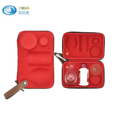 China Protective Shockproof Custom EVA Case Carrying For Wine And Glass Bottles for sale