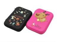 China Cute Unicorn 3D Pattern Double Zipper EVA Smiggle Pencil Case For Girls for sale
