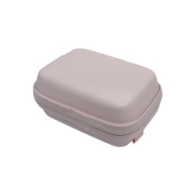 China Promotional Coin Purse Data Cable Storage Box Portable Wireless Earphone Cases Wholesale Custom Eva Case With Logo for sale